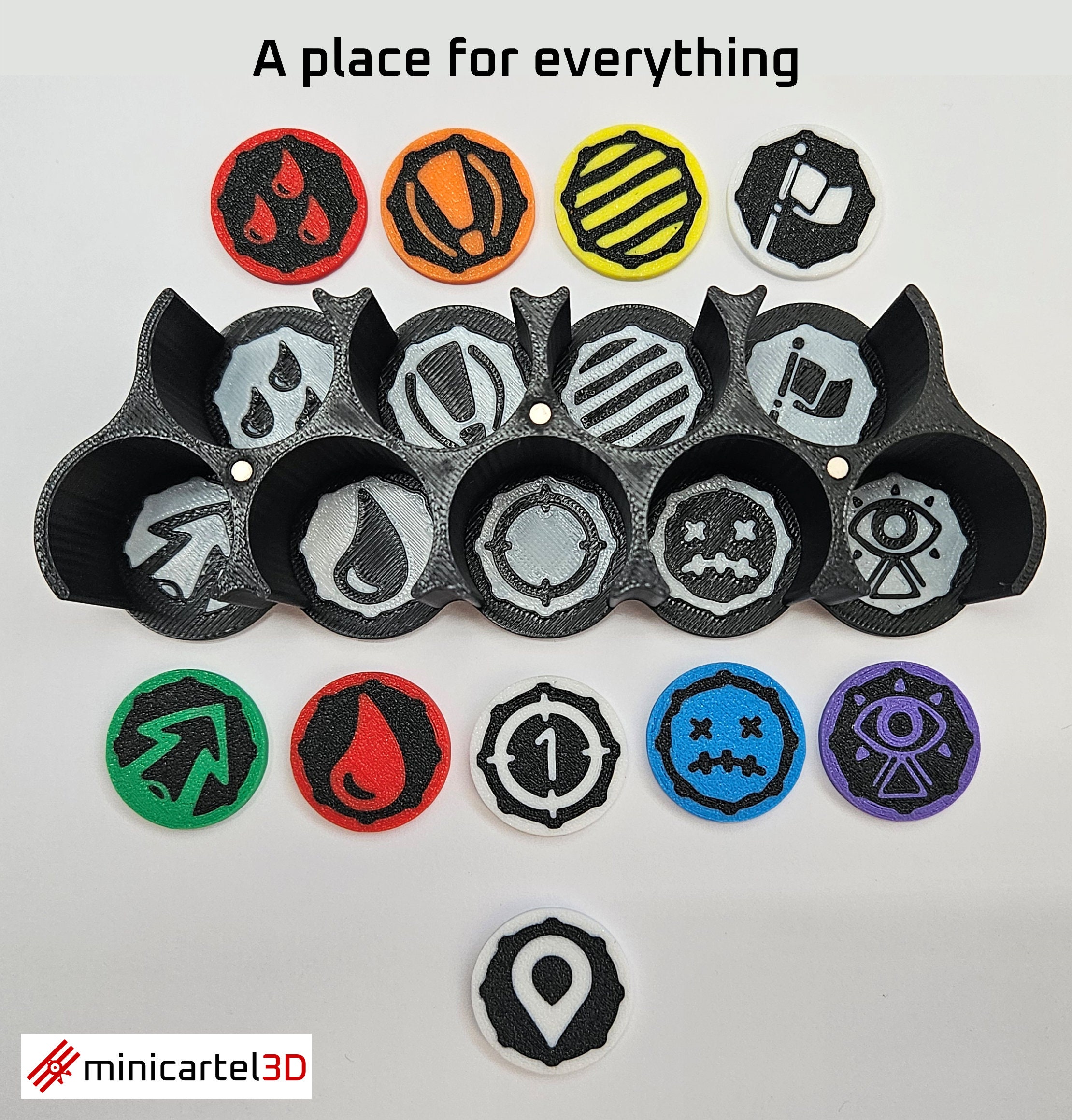 One Page Rules Token Set & Case, for OPR Grimdark Future, Age of ...