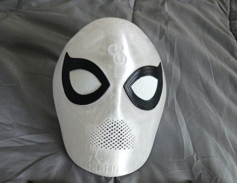 Spider-man Cosplay Customized Finished Spier-man Face Shell Commissions ...