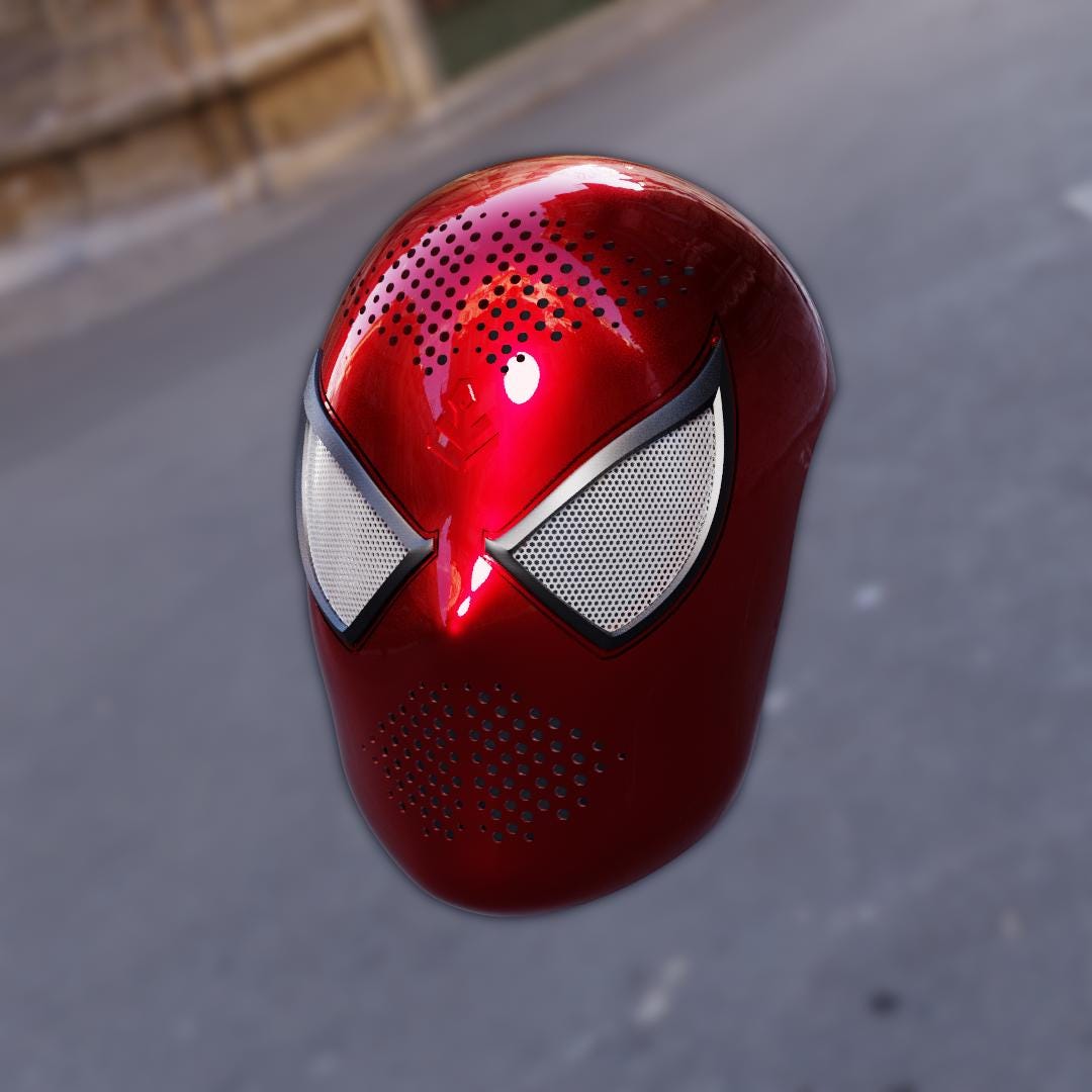 DIGITAL FILE 2002 Spider-man Sam Raimi Tobey Maguire Faceshell With ...