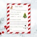 Letter to Santa Printable: Kids Christmas Wish List (PDF & PNG) - Etsy