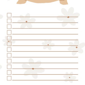 Floral To-do List Printable: Daily Planner (PDF & PNG) - Etsy
