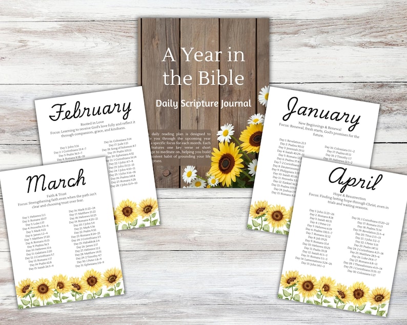 2026 Scripture Writing Plan, Daily Scripture Journal - Etsy Canada
