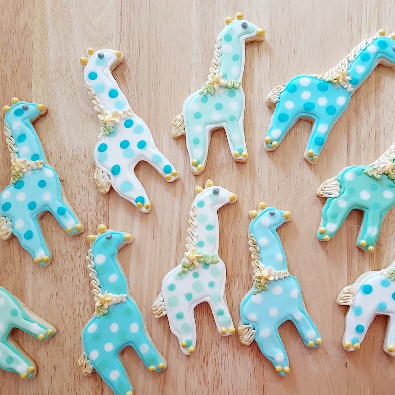 Giraffe Cookie - Etsy