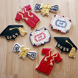 Custom Graduation Cookies, Personalized Grad Cookies, Grad Party Favor ...