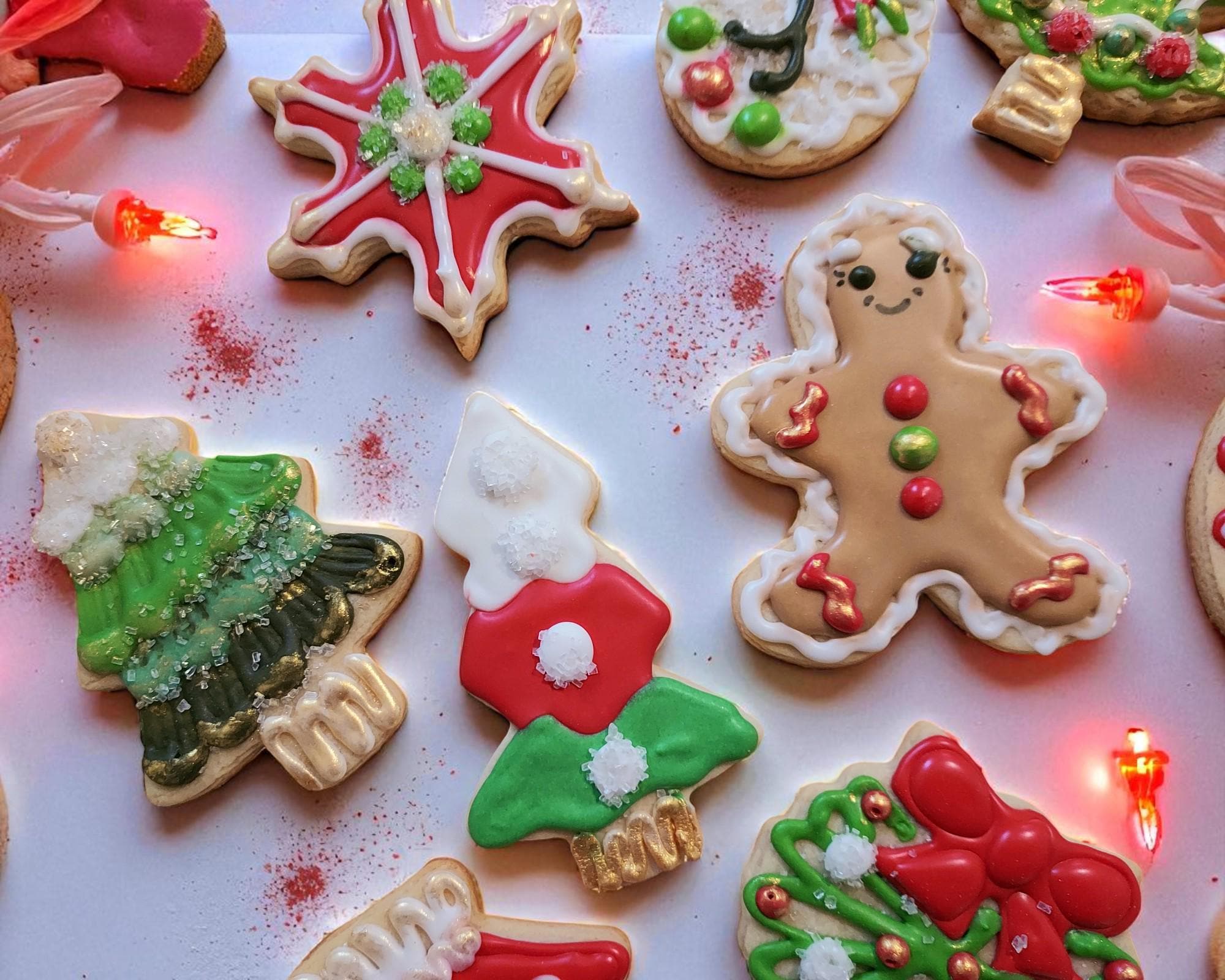 Limited Decorated Christmas Sugar Cookie Gift Box - Homemade Winter ...