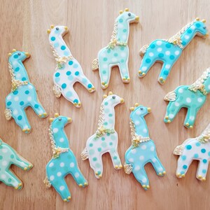 Giraffe Cookies, Baby Shower Cookies, Baby Girl Cookies, Baby Boy ...