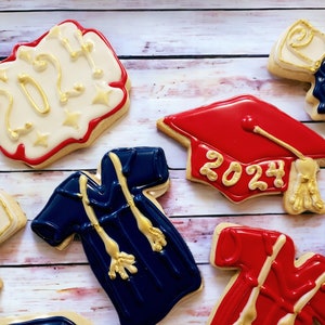 Custom Graduation Cookies, Personalized Grad Cookies, Grad Party Favor ...
