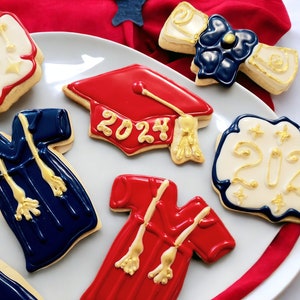 Custom Graduation Cookies, Personalized Grad Cookies, Grad Party Favor ...
