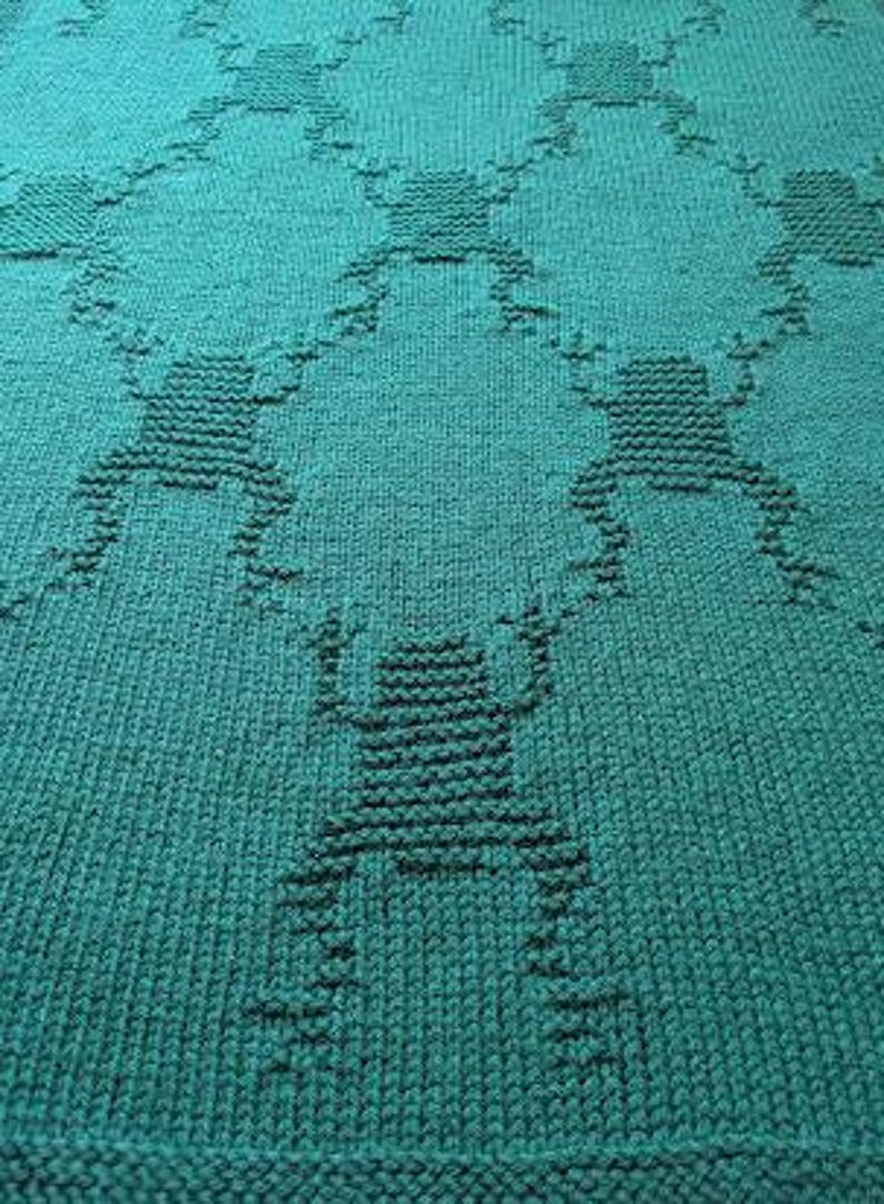 Froggy - Baby Blanket Knitting Pattern, PDF - Etsy