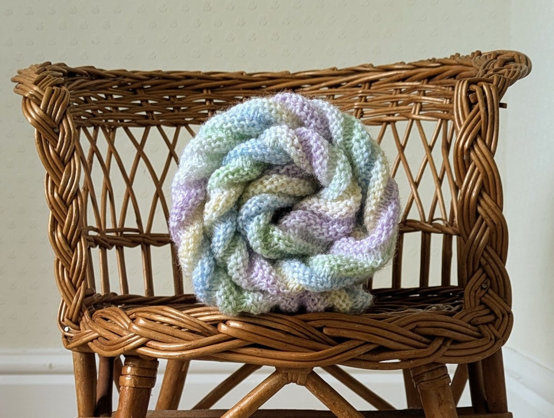 Ripple Baby Blanket, Knitting Pattern PDF - Etsy