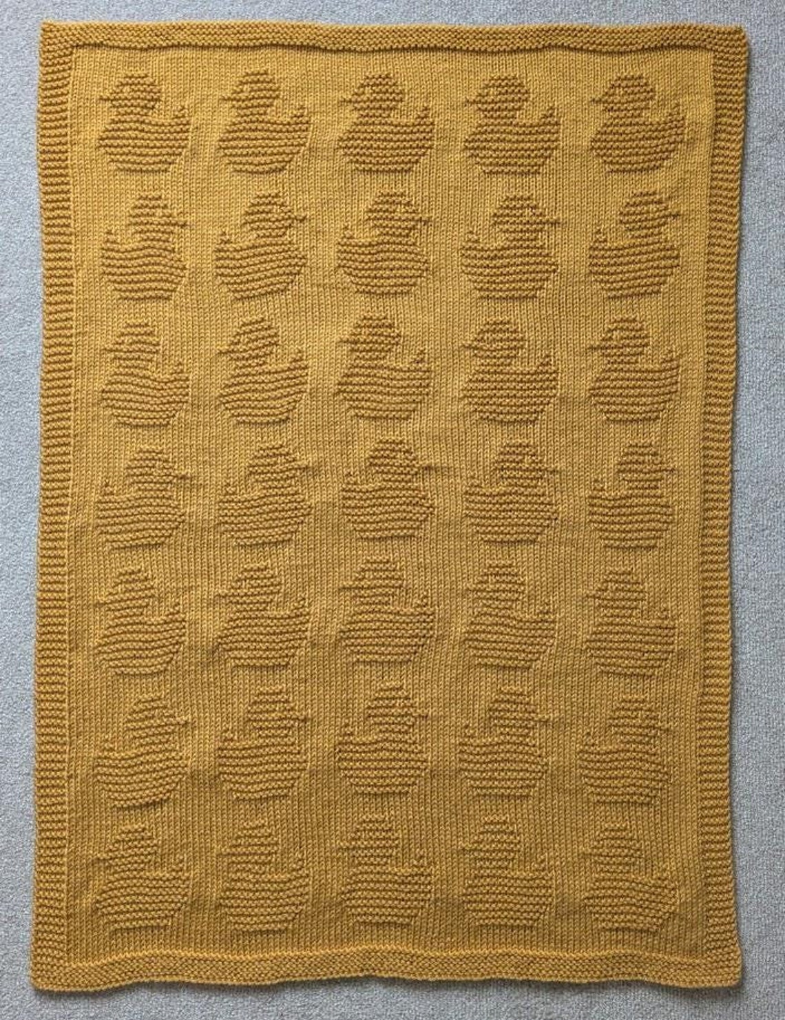 Quackers - Baby Blanket Knitting Pattern, PDF - Etsy