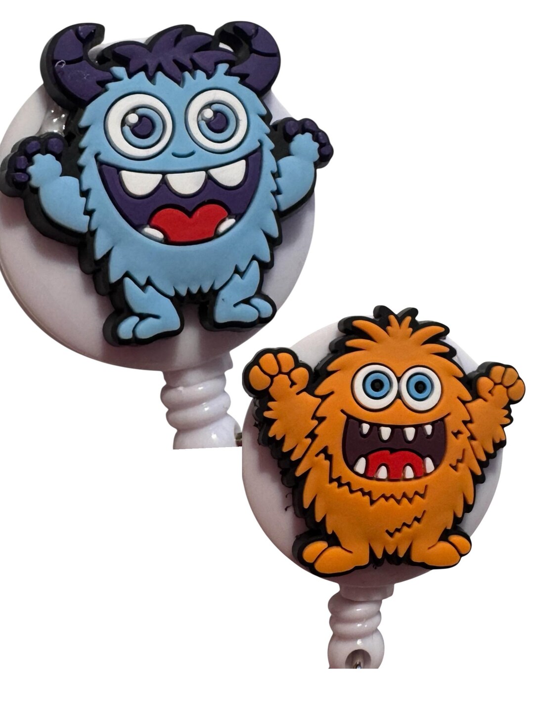 Cute Monster Retractable Badge Reels Custom Made to Order, Great Gift ...