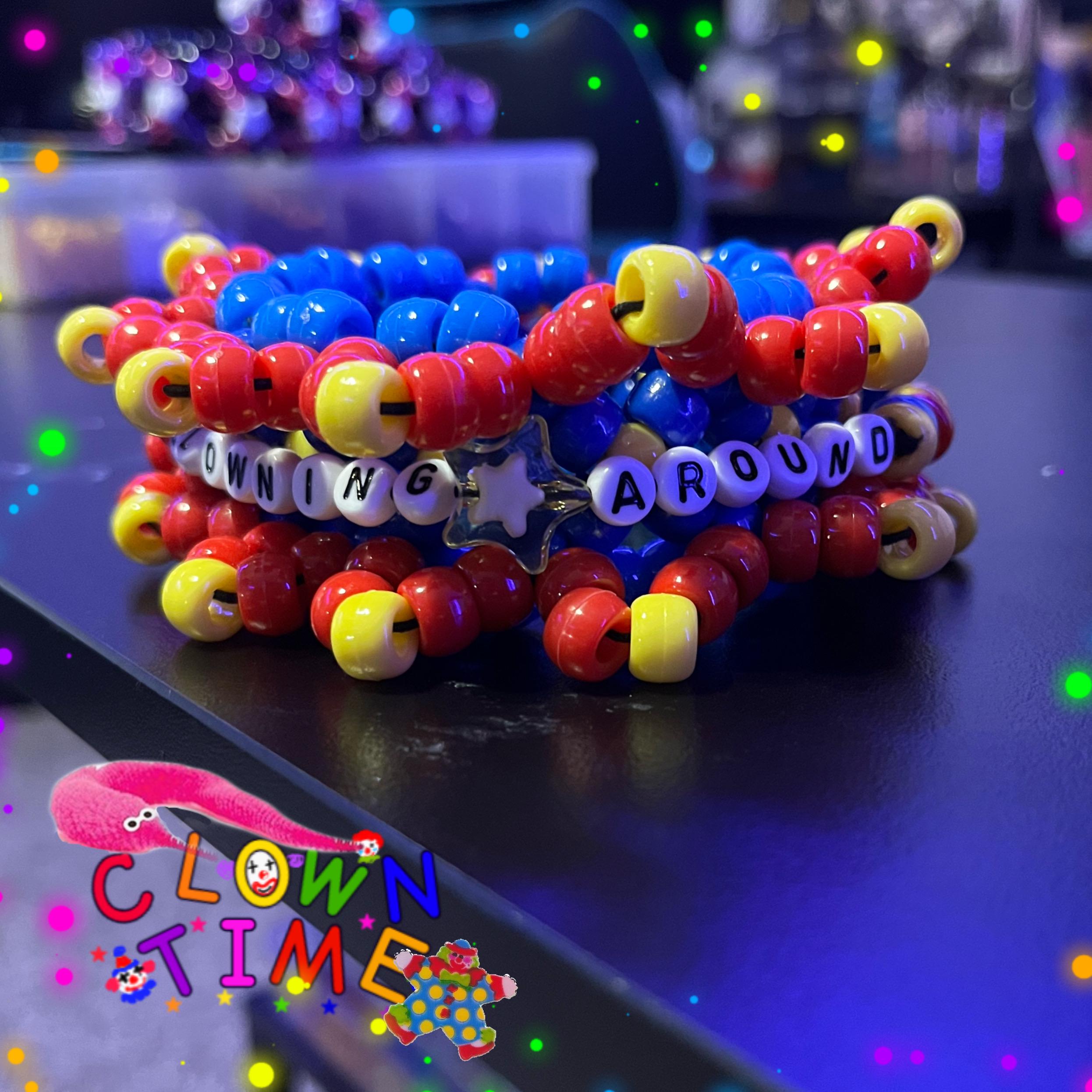 Clown Theme Rotator Kandi Cuff - Etsy