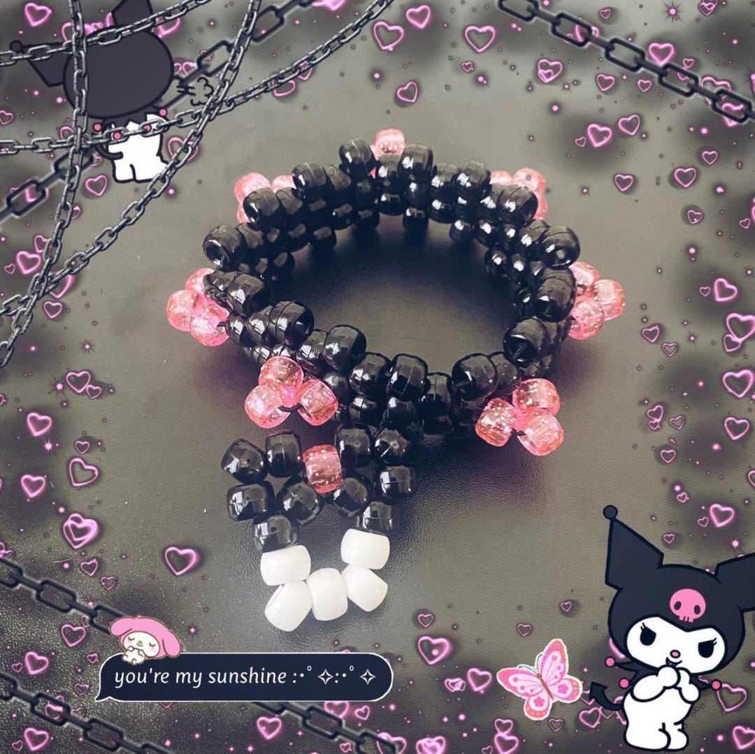 Kuromi Mini 3D Kandi Cuff - Etsy