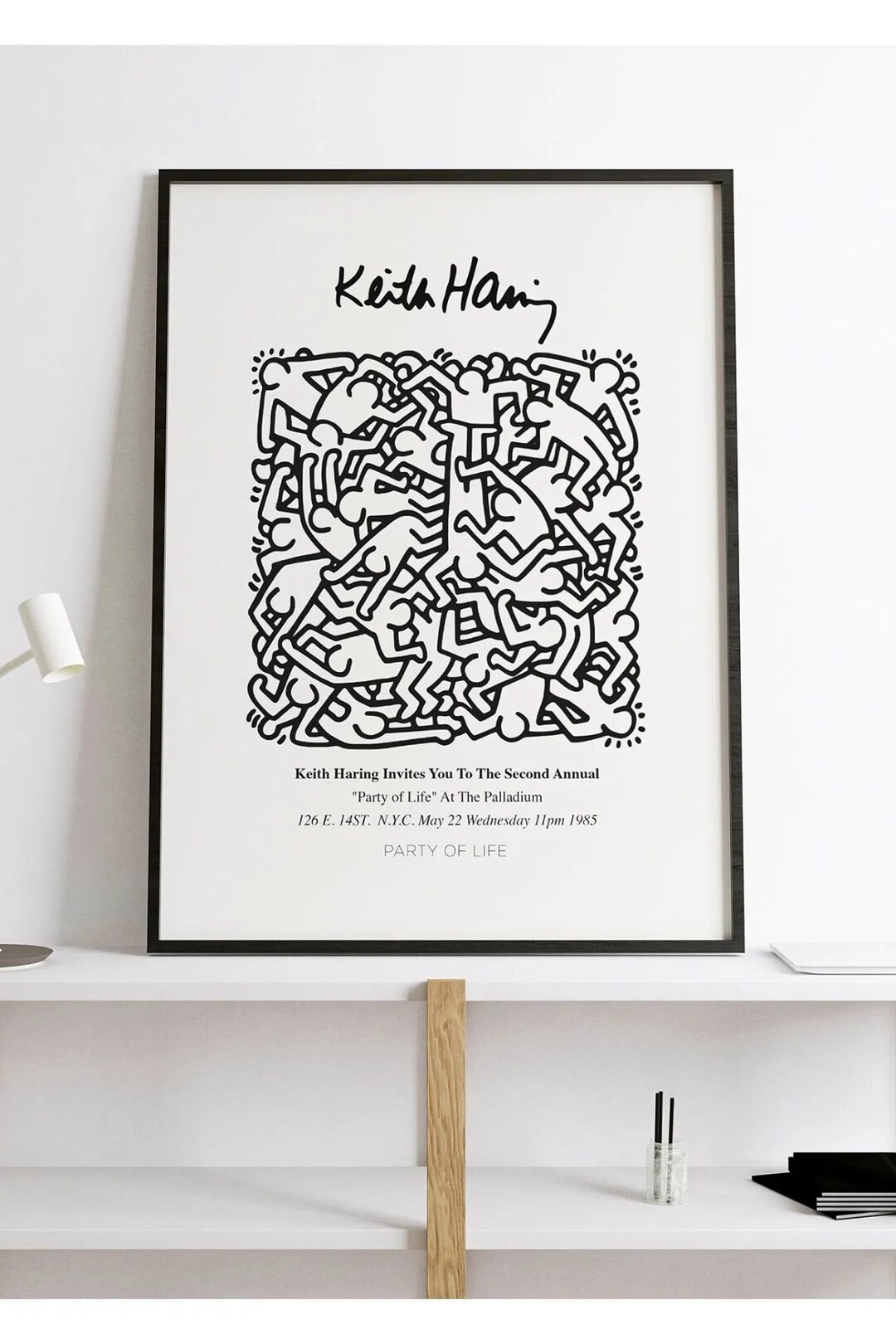 Keith Haring Dance 1 Poster High Quality Wall Art Home Decor Gift Table ...