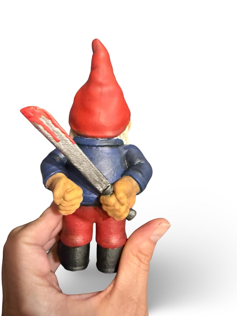 3D Printed Horror Jason Gnome – Creepy Garden & Shelf Decor - Etsy
