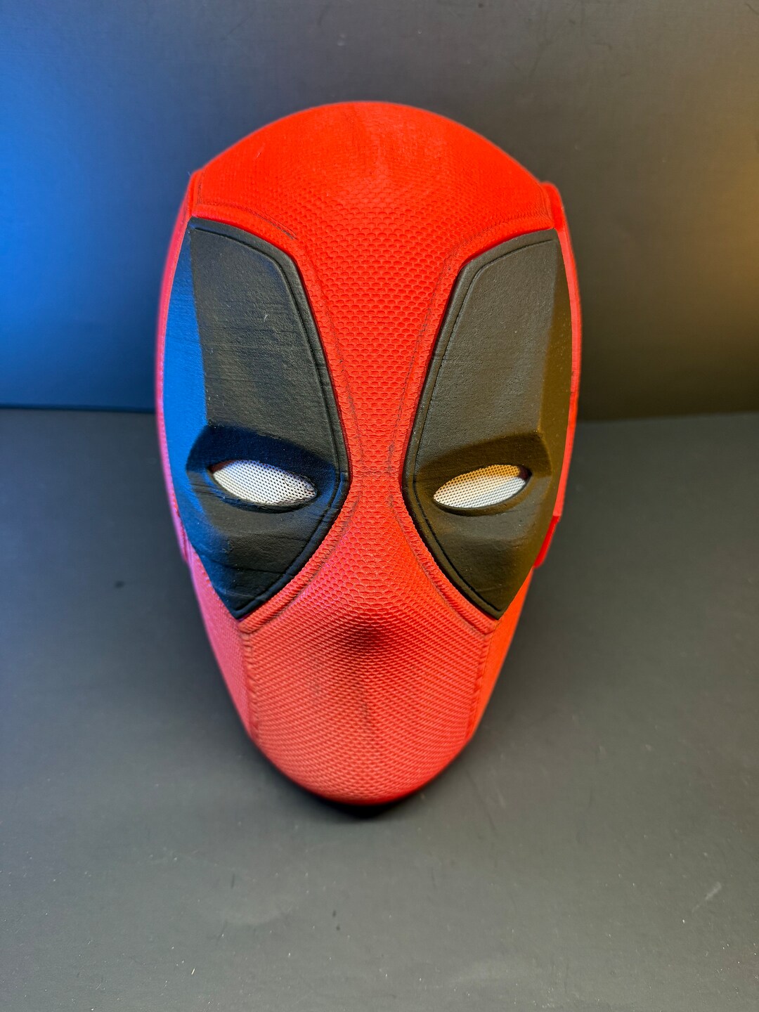 Realistic 3D Printed Movie Replica Deadpool Helmet With Mask Folds and ...