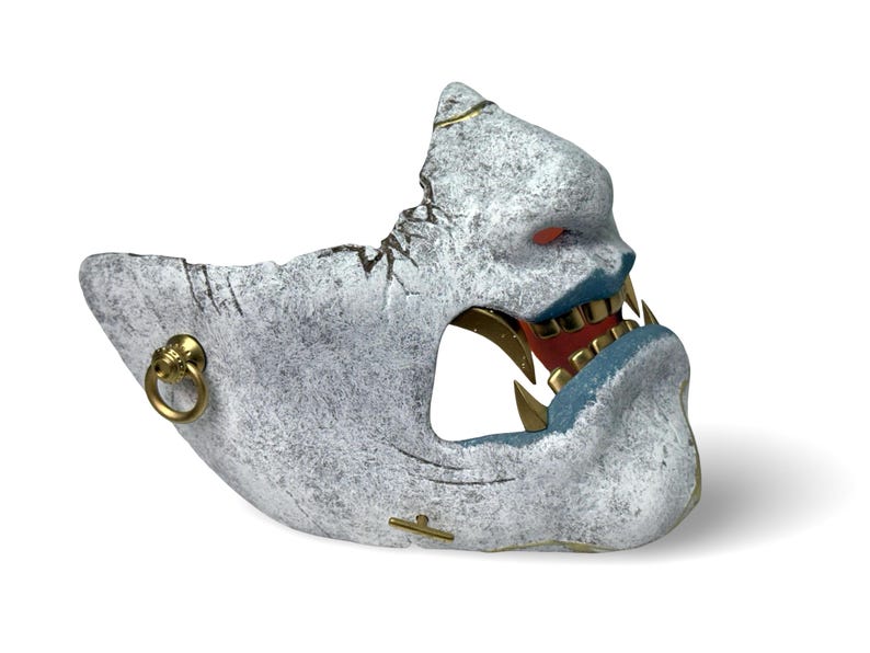 Ghost of Yotei Atsu’s Oni Mask 3D Printed Replica - Etsy