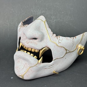 Ghost of Yotei Atsu’s Oni Mask 3D Printed Replica - Etsy