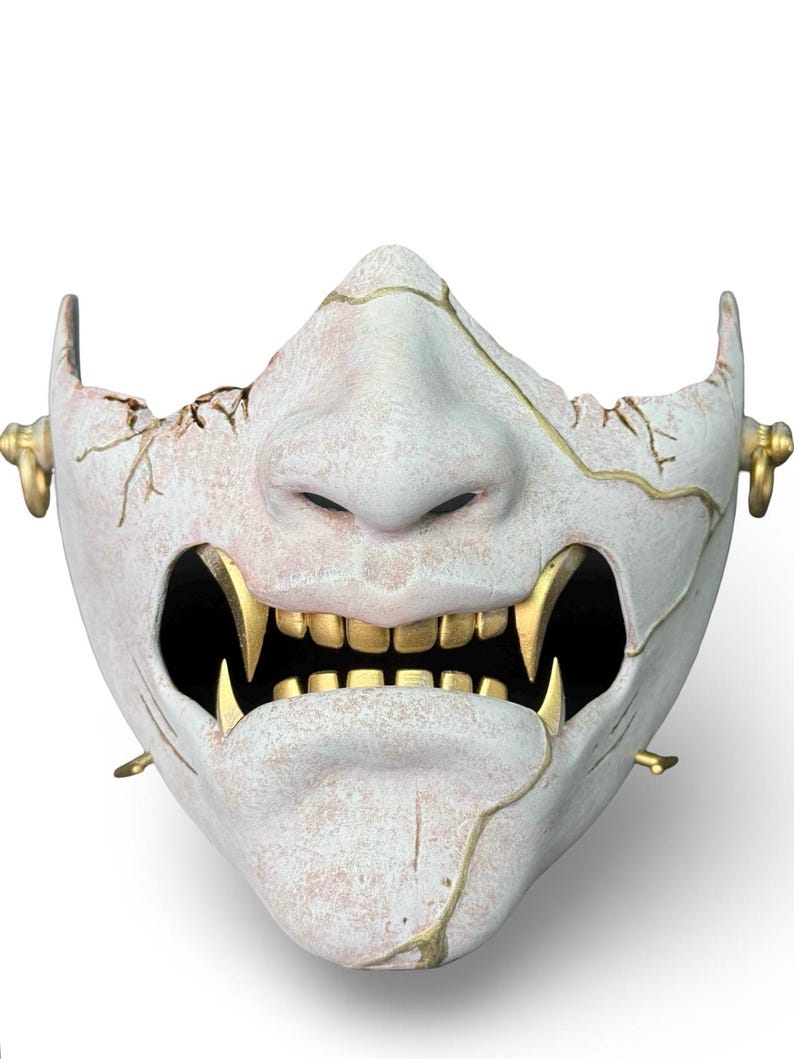 Ghost of Yotei Atsu’s Oni Mask 3D Printed Replica - Etsy