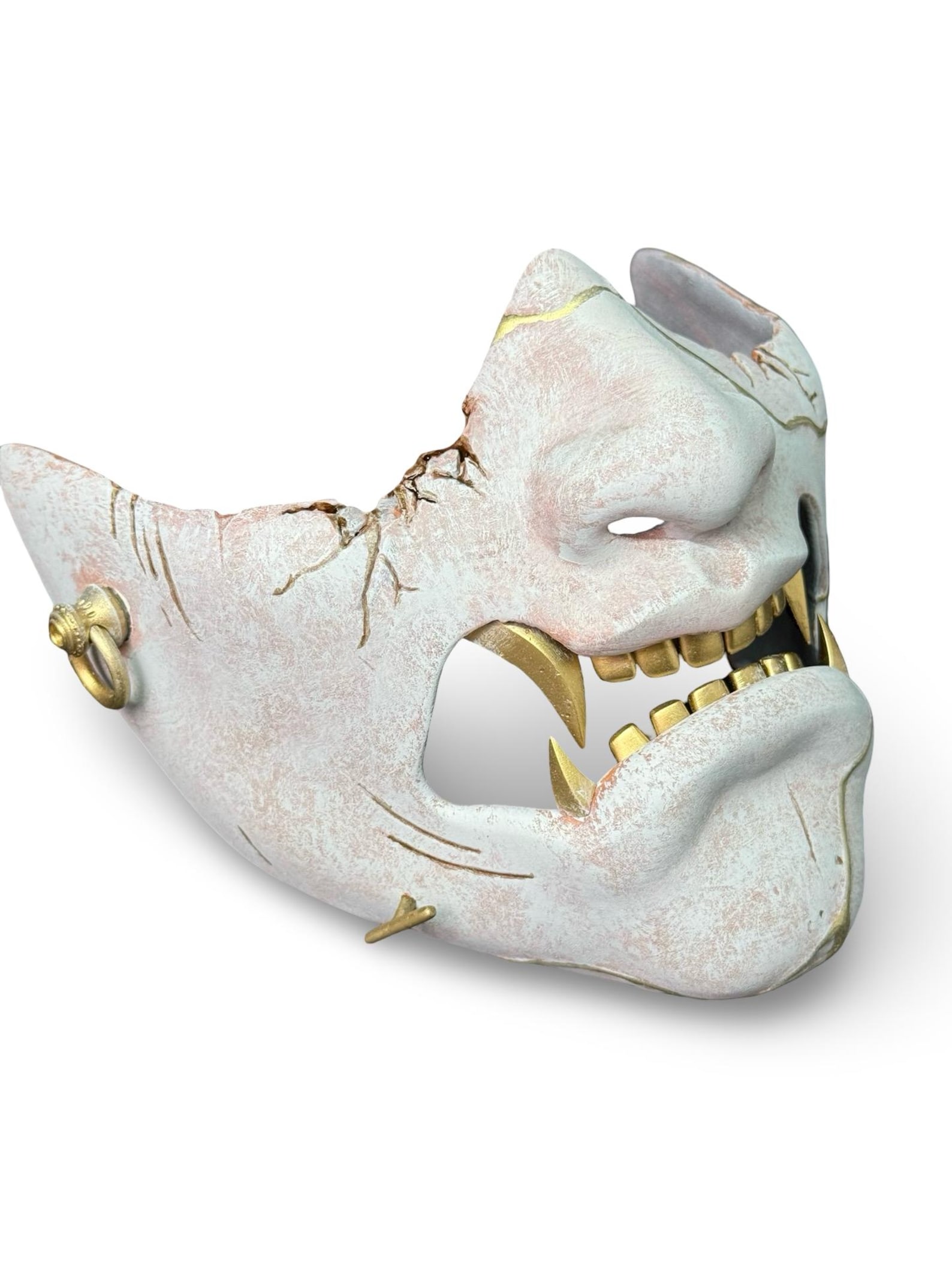 Ghost of Yotei Atsu’s Oni Mask 3D Printed Replica - Etsy