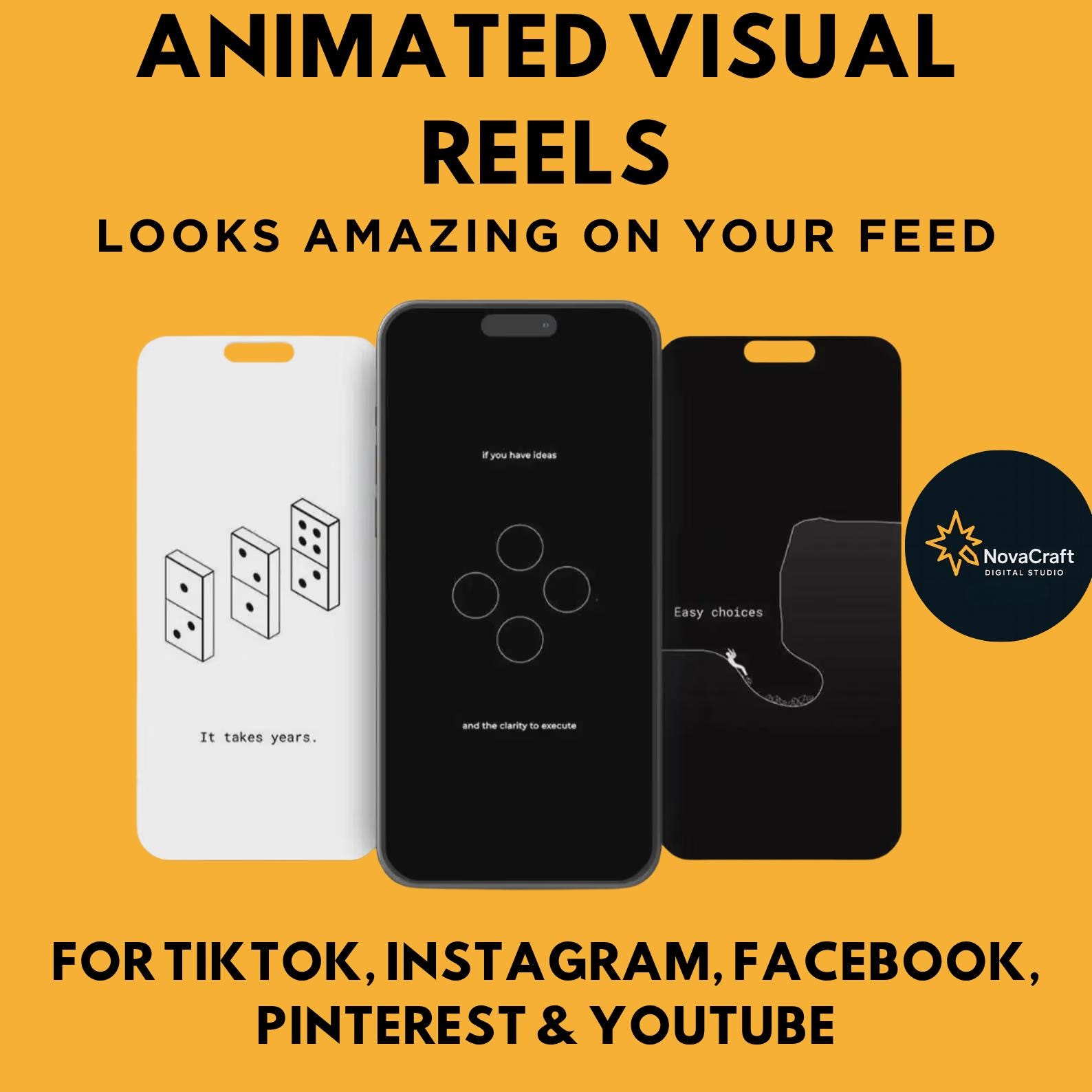 1000+ Minimalist Visuals Video Pack 2025 | Dan Koe-inspired B&W ...