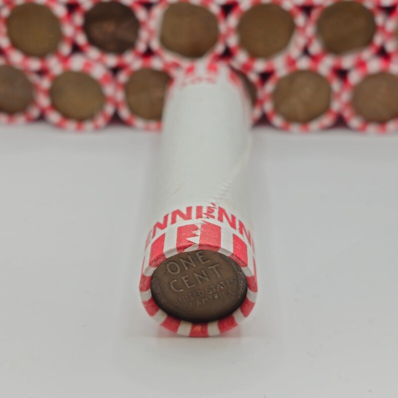 Unsearched Roll of Wheat Pennies - Etsy