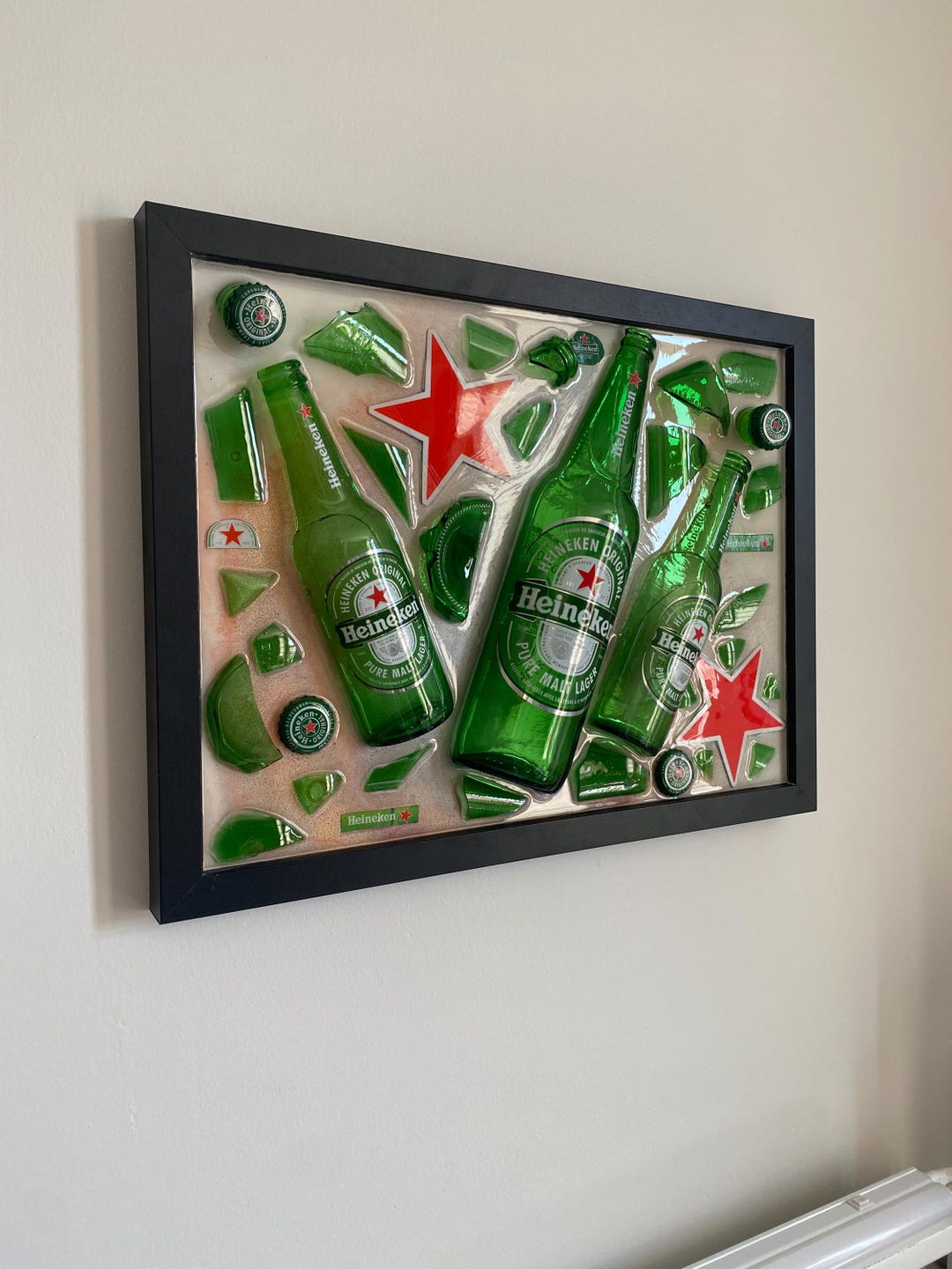 Heineken Table Epoxy Resin Frame - Etsy