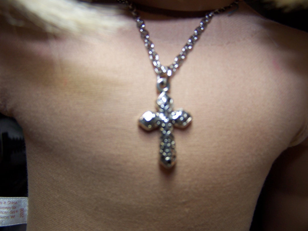 Doll Cross Necklace - Etsy