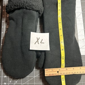 Double Thick Water Resistant Mittens With Fleece and Sherpa - Etsy