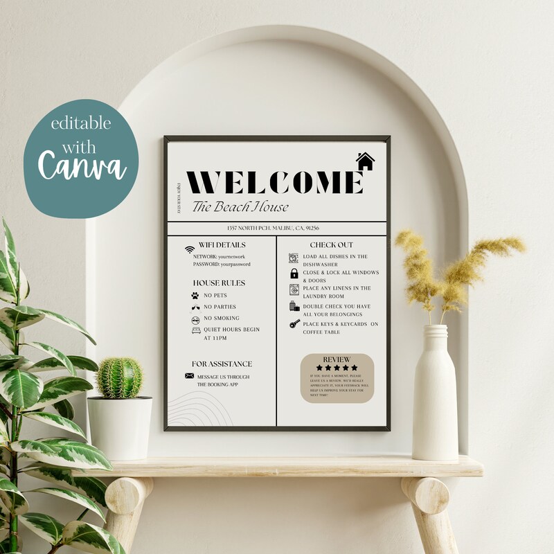 Vacation Rental Sign - Etsy