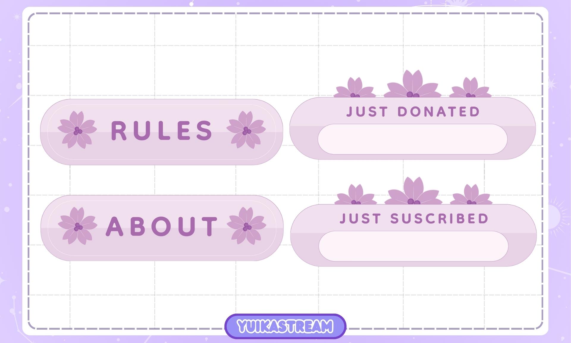 Custom Twitch Screens Overlay CUSTOM OVERLAY Custom Stream Overlay ...