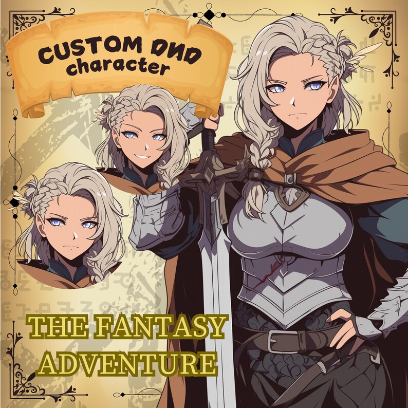 Fantasy Character Commission, Dnd PFP, Dungeons and Dragons, Dnd Character Portrait, CUSTOM DND ...