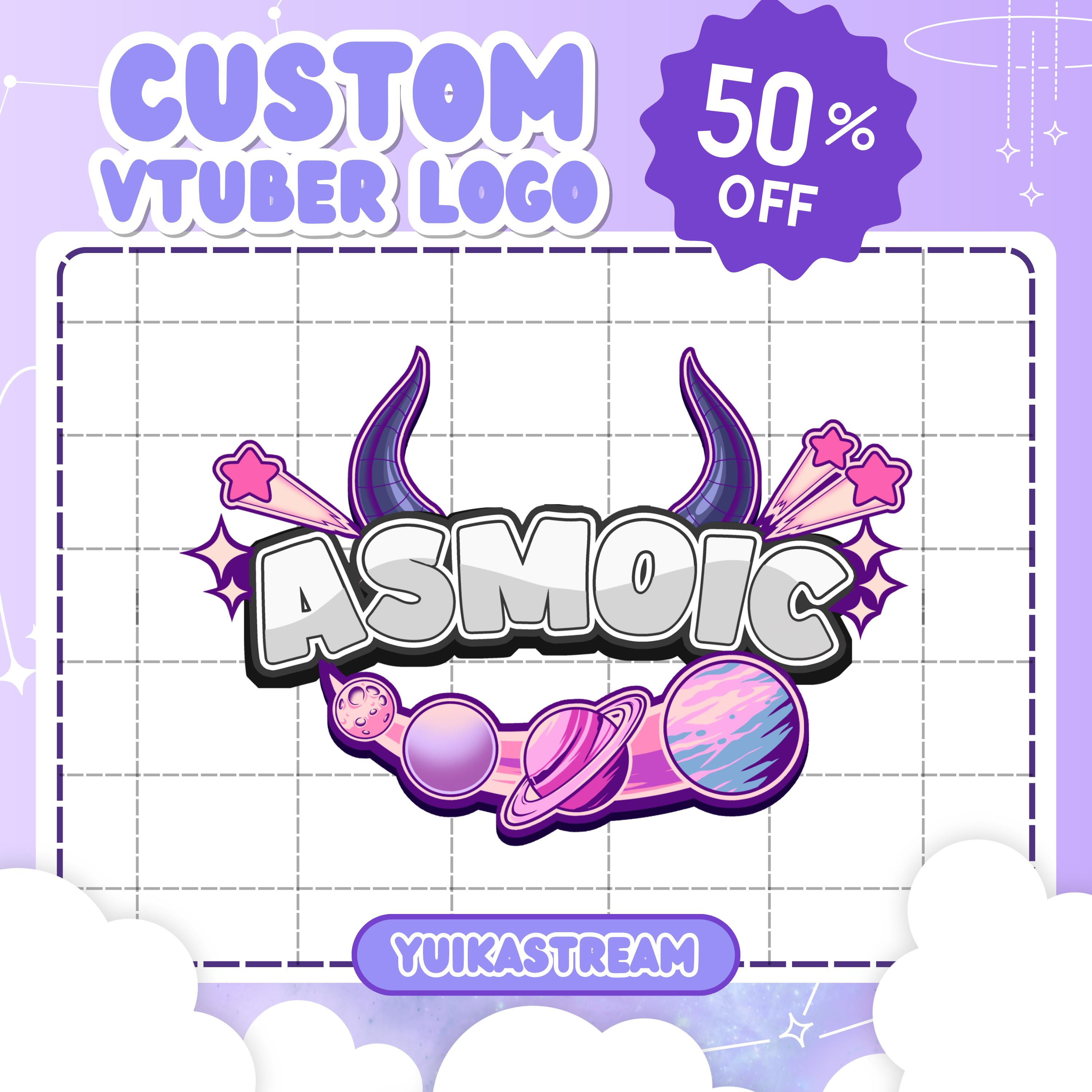 Custom Vtuber Logo, Animated Logo Vtuber, Vtuber Logo, Vtuber Logo ...