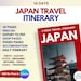 Editable Japan Itinerary Digital Template, +35 Pages Japan Travel ...