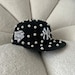Pearl Jeweled Rhinestone NY Fitted Cap - Etsy