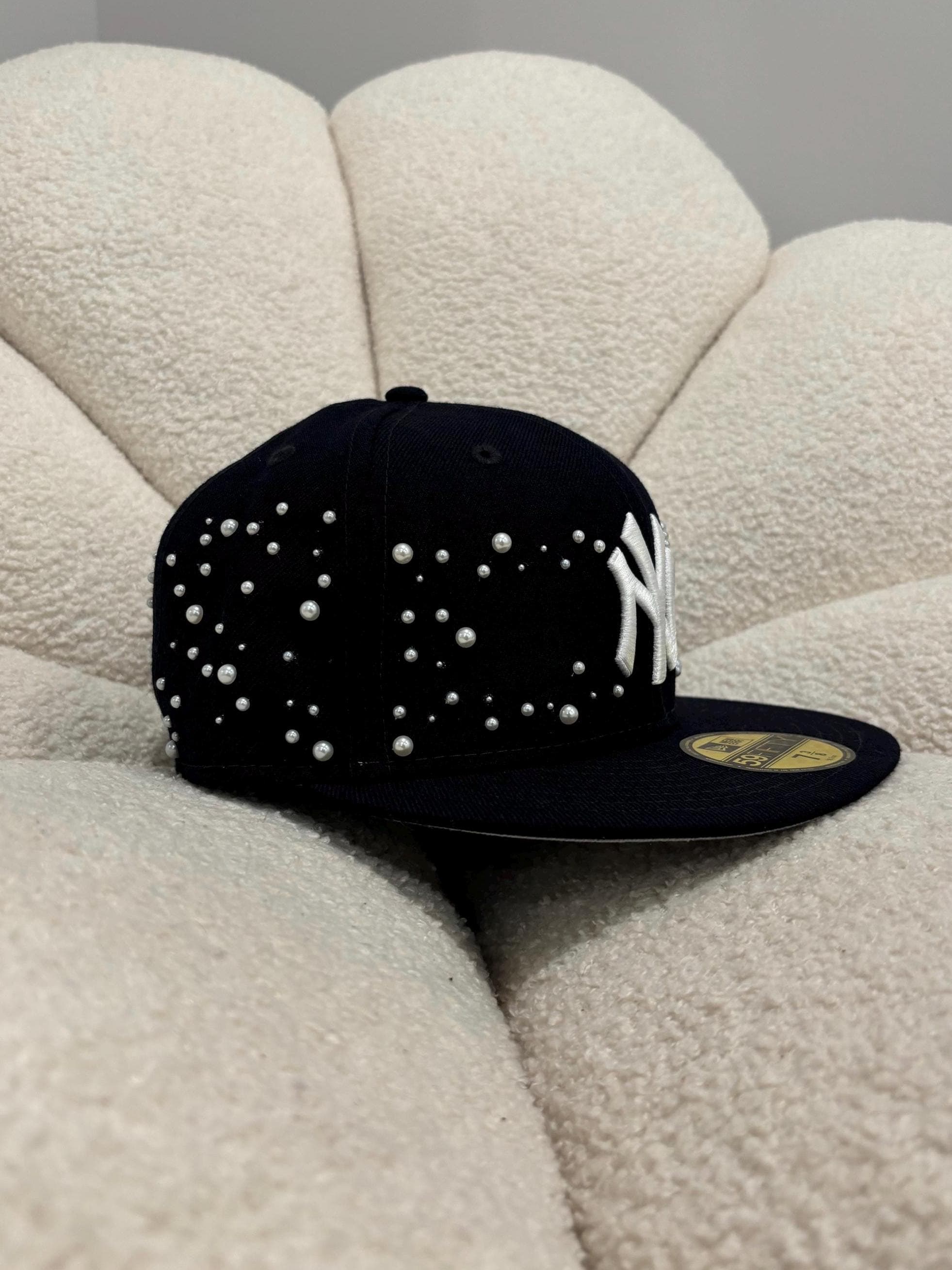 Shooting Stars Pearl Design NY Fitted Cap - Etsy