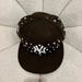 Pearl Jeweled Rhinestone NY Fitted Cap - Etsy