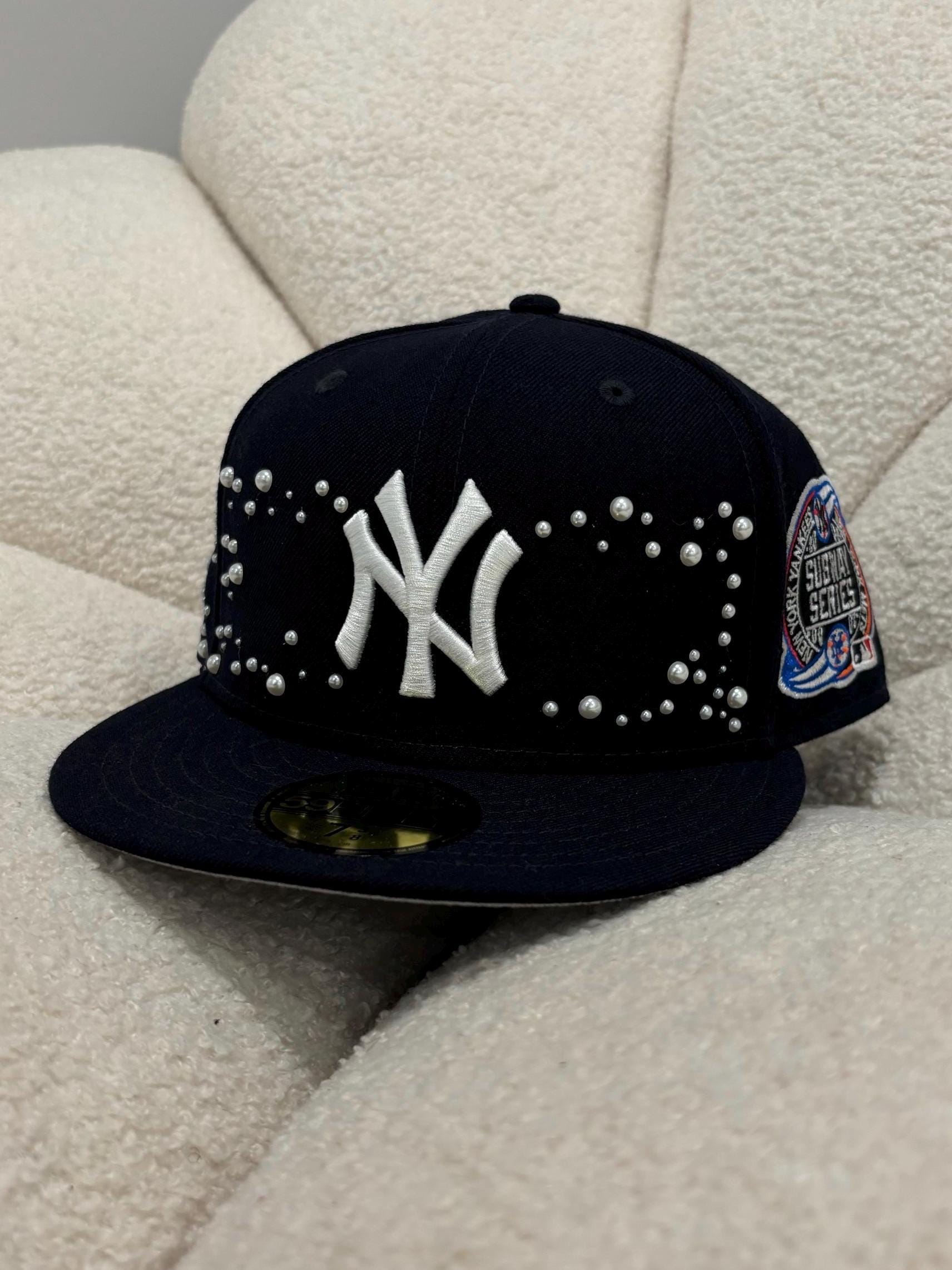 Shooting Stars Pearl Design NY Fitted Cap - Etsy