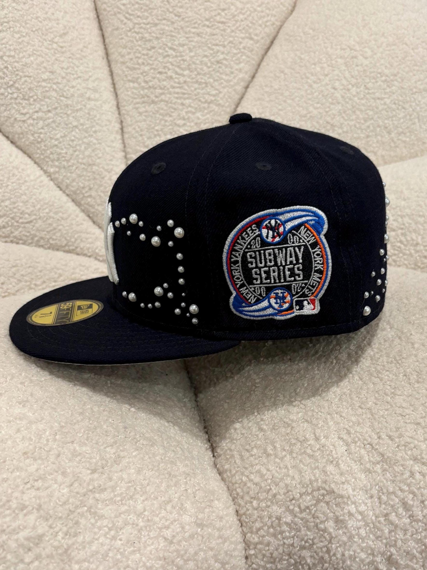 Shooting Stars Pearl Design NY Fitted Cap - Etsy