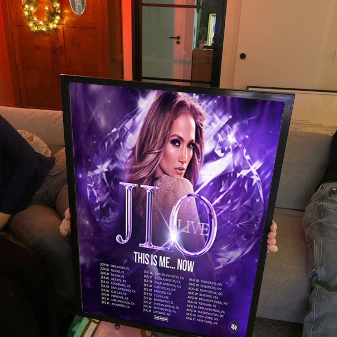 Jennifer Lopez JLO LIVE Summer Tour 2024 This is Me Now Fan Gifts Home ...