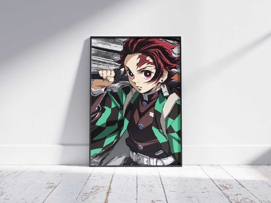 Demon Slayer Poster Anime Art Print Tanjiro Kamado Poster Anime Manga ...