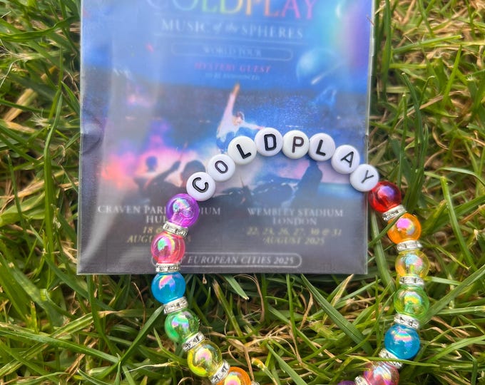 Coldplay Bracelet - Etsy