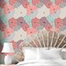 Funky Floral Wallpaper, Abstract Flowers Peel and Stick, Pastel Blooms ...