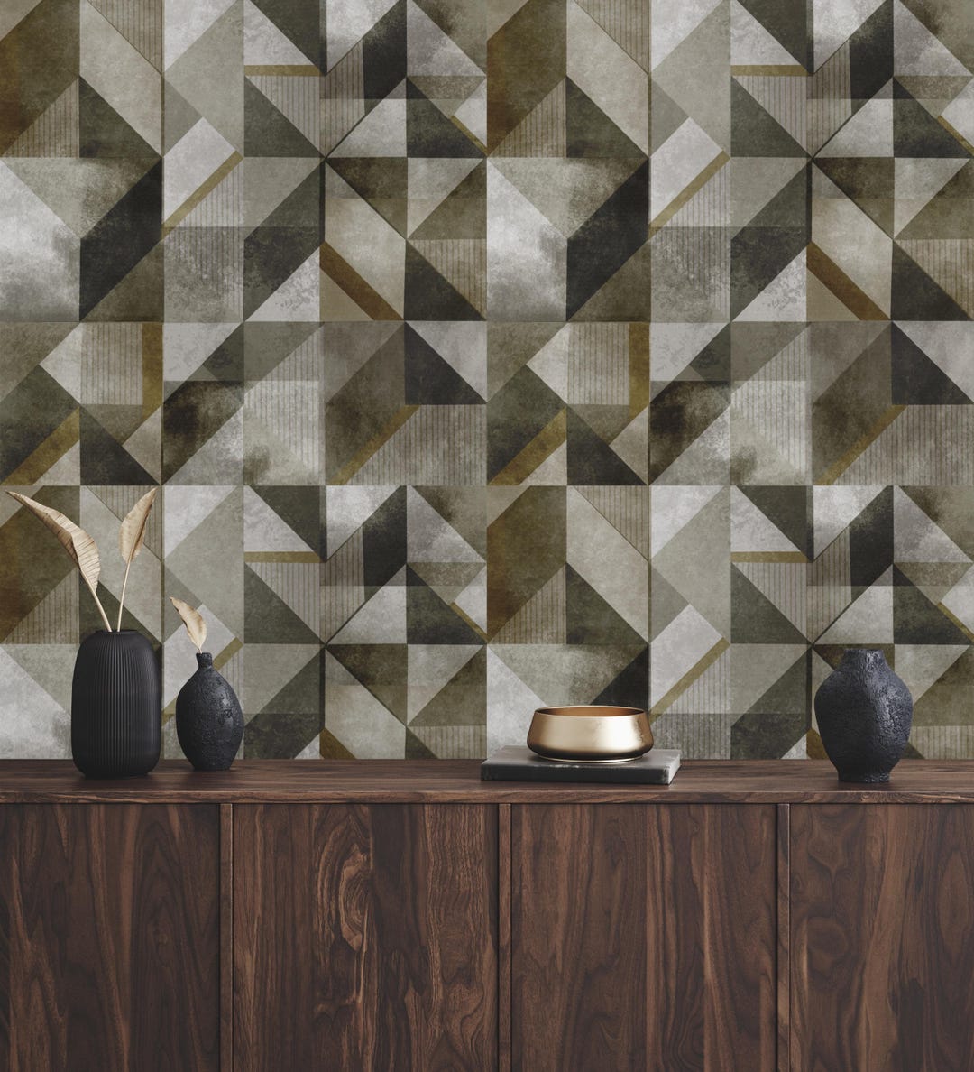 Peel and Stick Textured Wallpaper - Removable Geometric Wallpaper ...