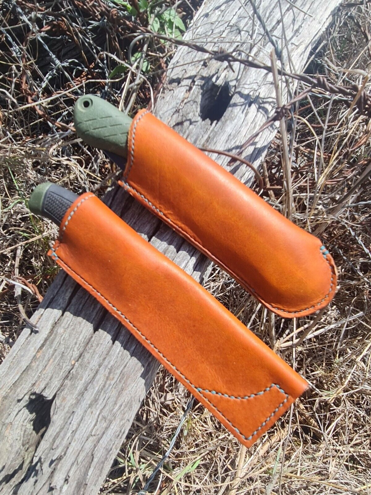 Mora Companion Knife Survival Bushcraft Handmade Leather Sheath Belt ...
