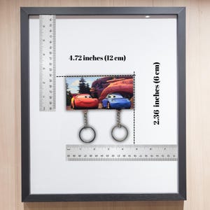 Cars Movie Key Holder, Lightning Mcqueen and Sally Keychains, Disney ...