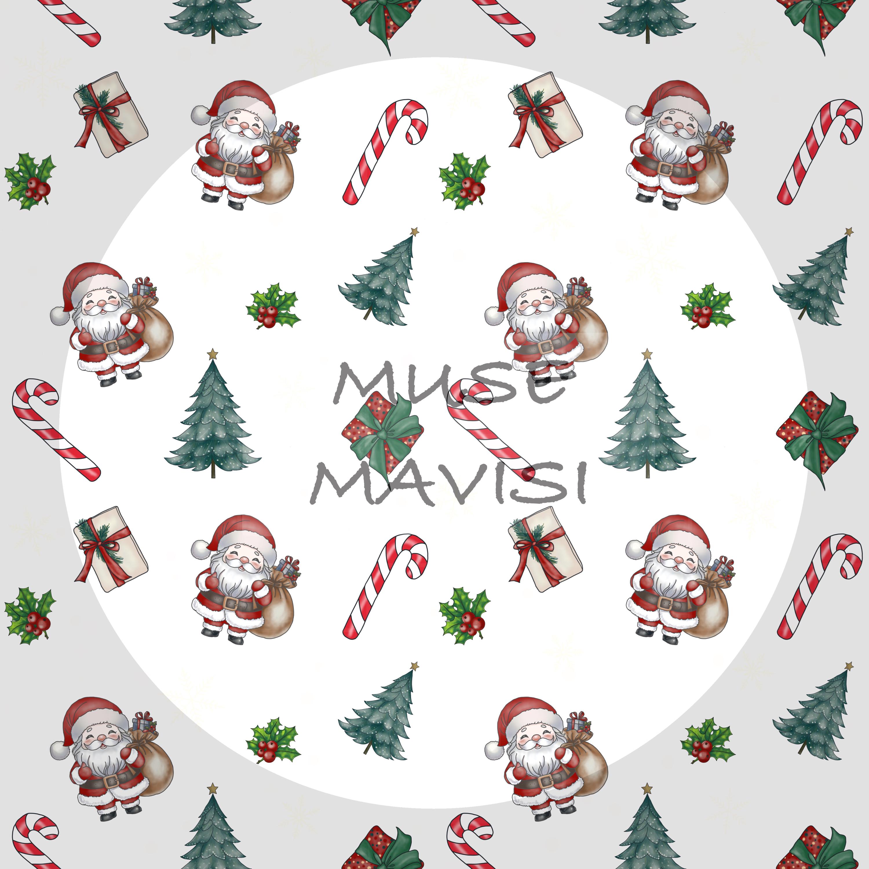 Christmas Digital Seamless Pattern Unlimited Commercial Use Print File ...