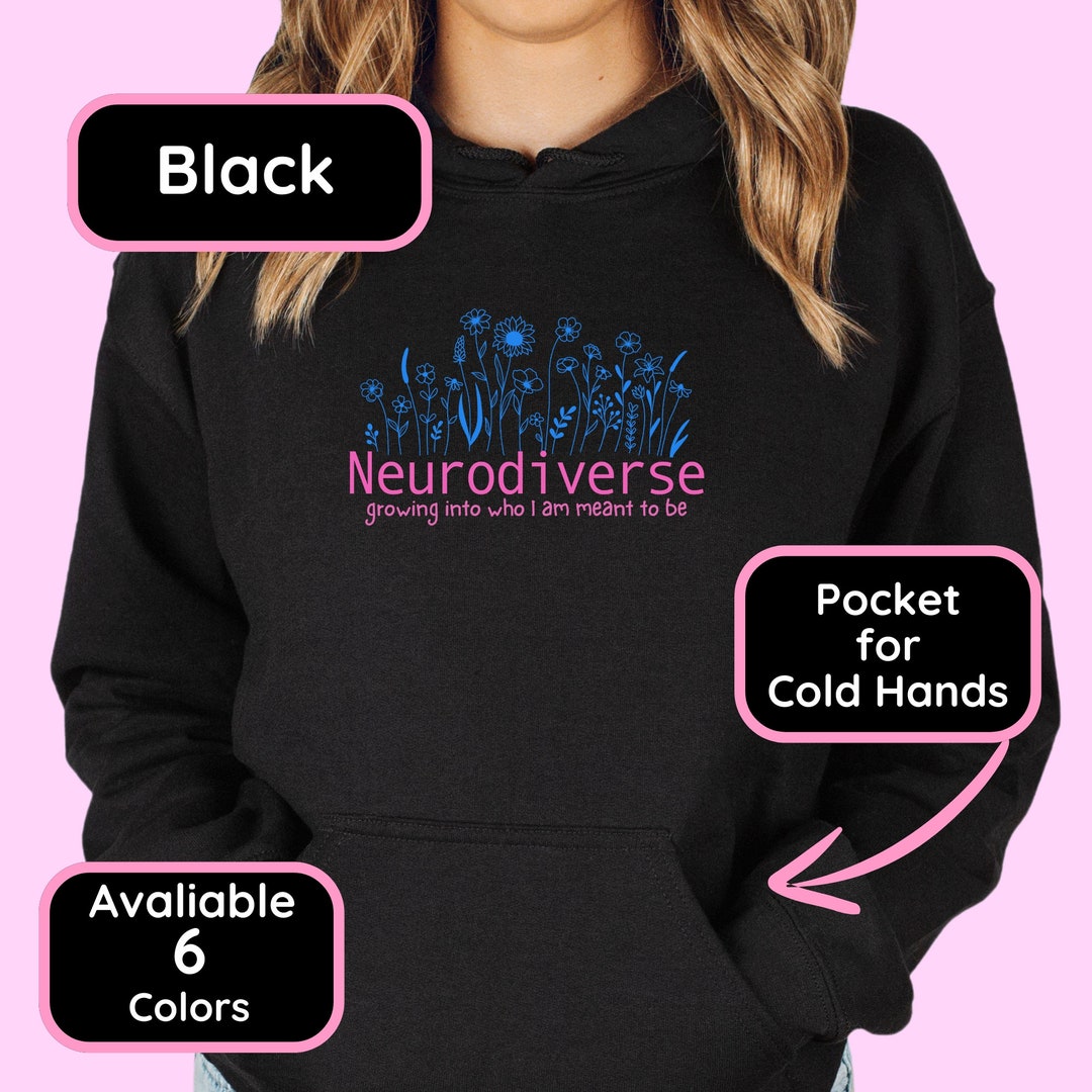 Pullover Gift-for Neurodiverse. ADHD Autism. Hoodi Sweatshirts. Hoodie ...