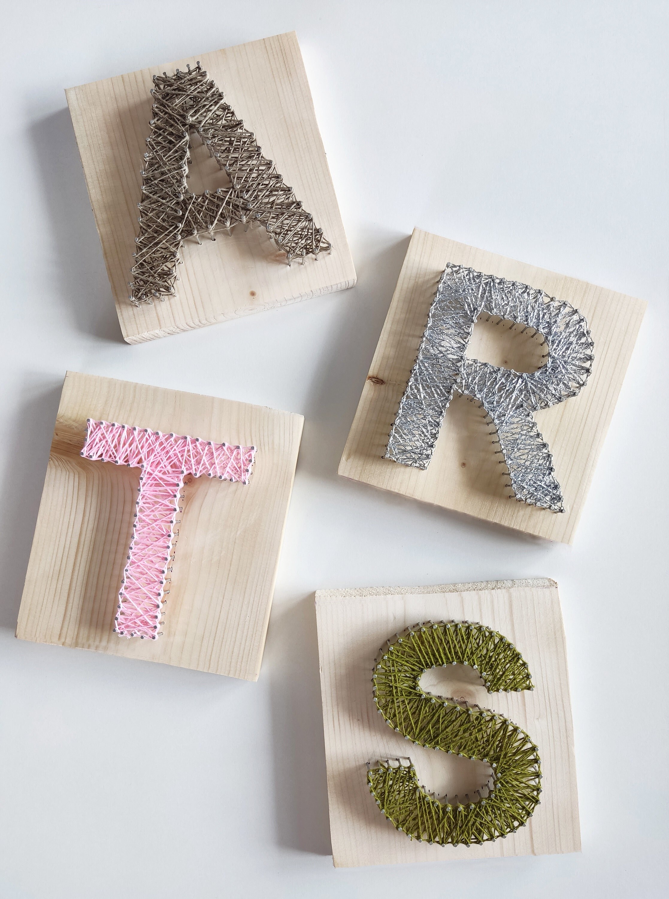 String Art Personalized Letter - Etsy